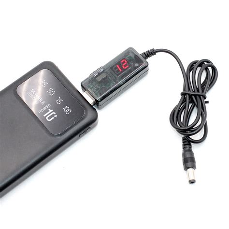 Usb кабель живлення для роутера 9 12v з перемикачем Dc від павербанку Юсб Провід Шнур з тригером