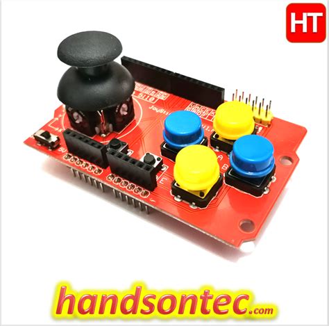 Joystick Shield For Arduino Unomega Handson Tech