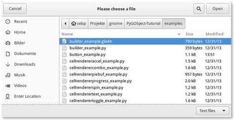 18 Dialogs Python GTK 3 Tutorial 3 4 Documentation