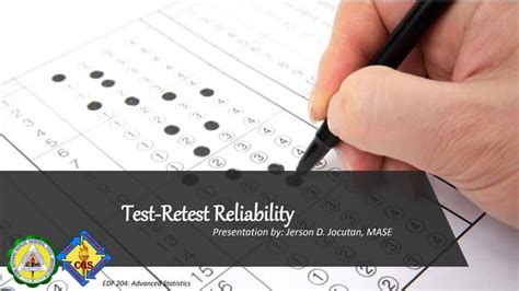 Test Retest Reliabilty Presentation Pptx