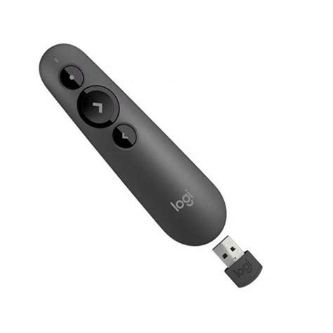 Logitech R500 Laser Presentation Remote Clicker With Dual Connectivity