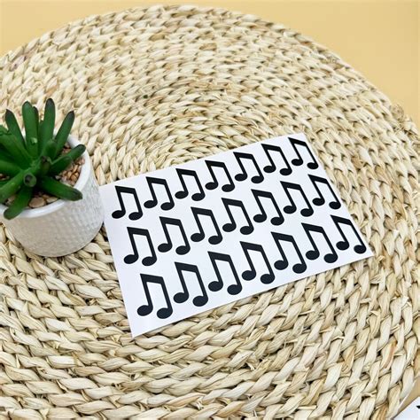 Music Notes Decals Music Notes Stickers Music Notes Vinyl Decal Set