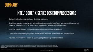 Intel Core X Seires Processors Pdf Operating Systems Computer Software And Applications