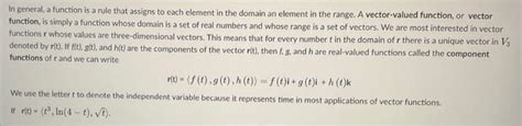 Solved In General A Function Is A Rule That Assigns To Each