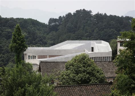 Hospital For A Rural Chinese Community Has A Ramp Leading To The Roof
