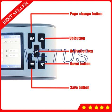 Color Analyzer Colorimeter Color Difference Meter Tester Wf28 D65 Measuring Light Source With