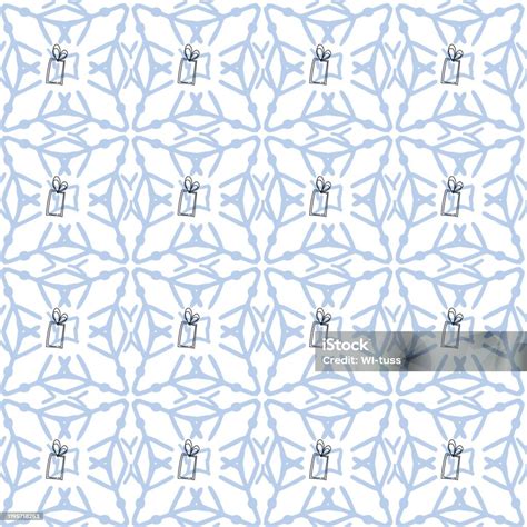 크리스마스 선물 상자 패턴입니다 표면 디자인에 아름 다운 선물 상자입니다 감싸는 아름 다운 스칸디나비아 스타일 선물 기념일에 대한 스톡 벡터 아트 및 기타 이미지 Istock