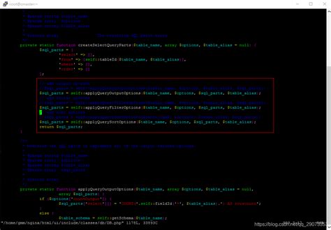 required parameter sql parts follows optional parameter table alias [zabbix php 22 → require