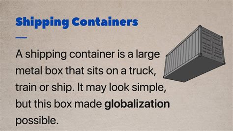 Learn English Through Story The History Of The Shipping Container Youtube