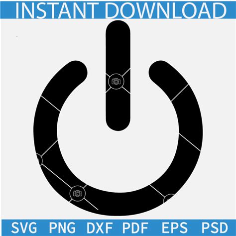Power Button Svg On Off Button Vector On Off Symbol Vector