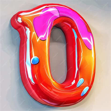 Premium Photo Numerical Number Zero In Creative Digital Art Style