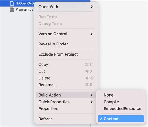 Macos Runtime Error Unable To Load Shared Library Opencvsharpextern Or One Of Its
