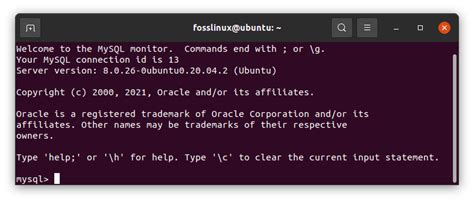How To Set Up And Login As Root User In Mysql Foss Linux