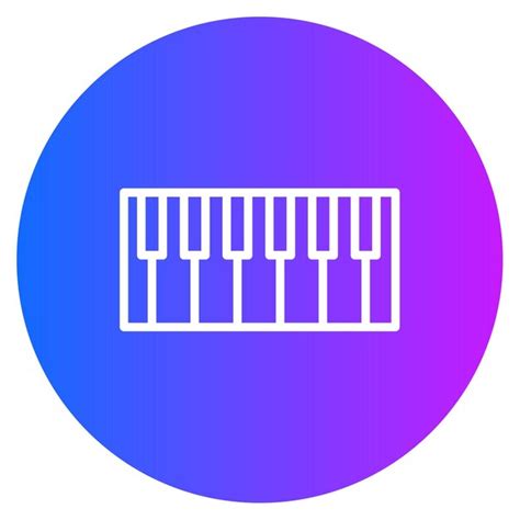 Premium Vector Piano Keyboard Vector Illustration