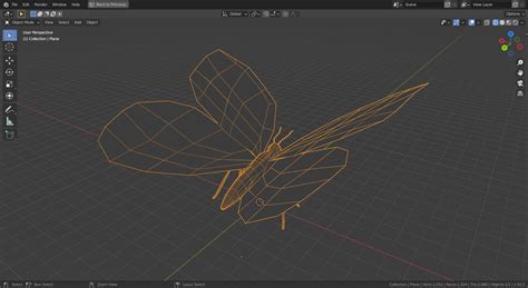 Low Poly Butterfly 3d Model Turbosquid 1777196