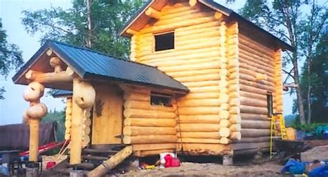 The Inspiring Story Behind This DIY Remote Log Cabin In Alaska