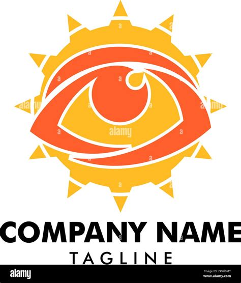 Eye Sun Icon Logo Design Element Stock Vector Image And Art Alamy