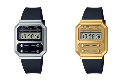 カシオ往年のデジタルウォッチ、シンプルな樹脂バンドモデル Impress Watch