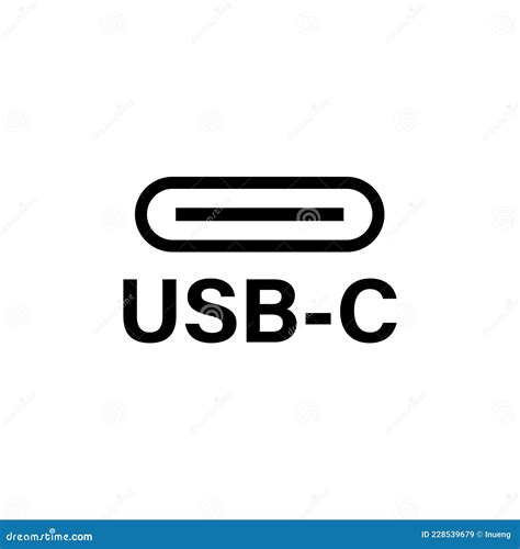 USB Type C Connector Cartoon Vector CartoonDealer Com