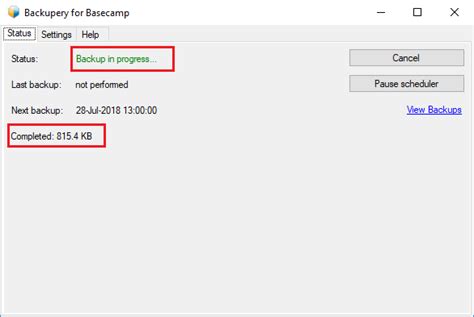 How To Backup Basecamp Backupery