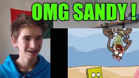 What Happend To Sandy Reacting To Spongebob Sickpants 18 Oney