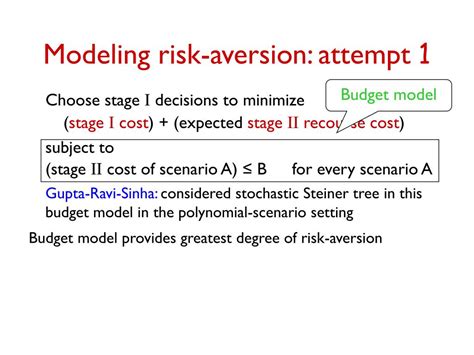 Ppt Risk Averse Stochastic Optimization Models Algorithms Powerpoint Presentation Id5734486