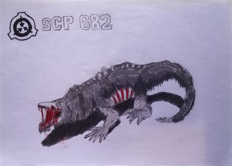 Scp 682 By Gioelecusin On Deviantart