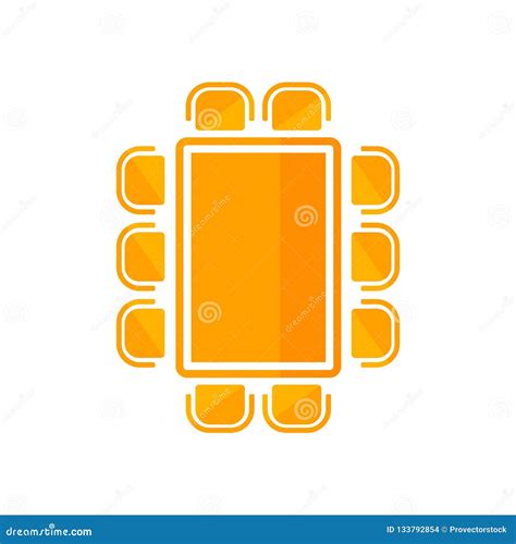 Table Icon Vector Sign And Symbol Isolated On White Background Stock Vector Illustration Of