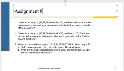 Solved Assignment Given An Array Arr Chegg Com