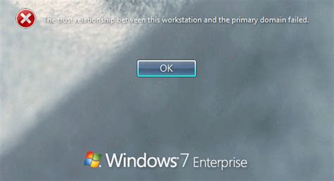 The Trust Relationship Between This Workstation And The Primary Domain Failed Joe Tutorials
