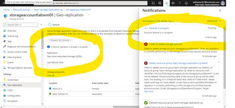 Azure Storage Account Failover For More Than 6 Hours Microsoft Qanda