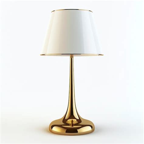 Premium Photo Table Lamp On A White Surface