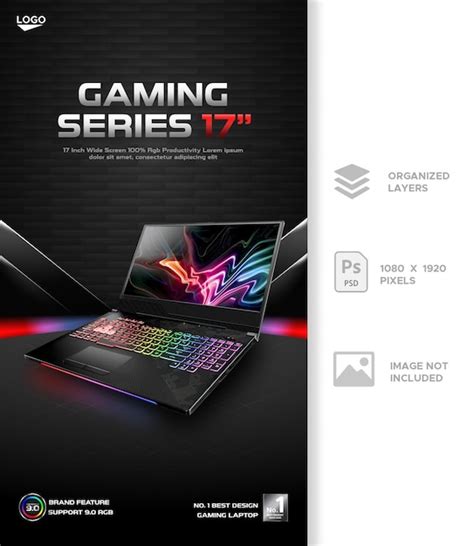 Premium Psd Gaming Laptop Sale Promotion Social Media Post Story