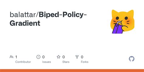 github balattar biped policy gradient