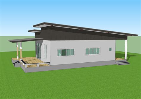 บ้านชั้นเดียว 2 ห้องนอน 1 ห้องน้ำ คุณ Benjaporn แบบบ้านชั้นเดียว แจกแบบบ้าน แบบก่อสร้าง แบบ