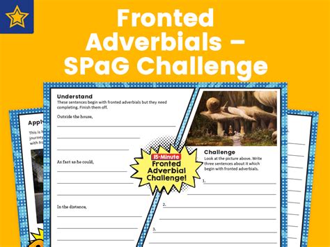 Fronted Adverbials Best Ks2 Worksheets And Lesson Ideas Teachwire