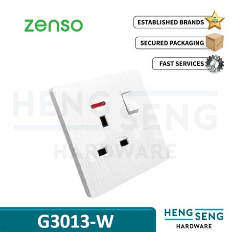 Zenso Grande White Sso 13a 1g Led Indicator G3013 Shopee Malaysia