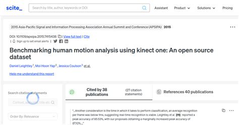 Benchmarking Human Motion Analysis Using Kinect One An Open Source Dataset