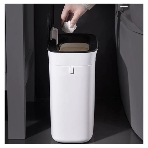 Commercial Smart Sensor Trash Bin Auto Seal 12l China Smart Sensor Trash Bin And Smart Trash