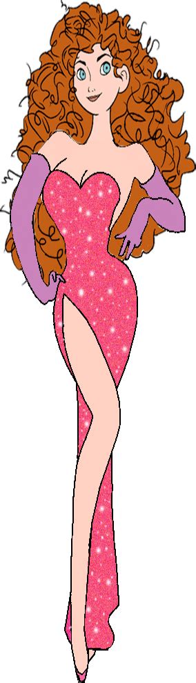Princess Merida As Jessica Rabbit By Mrtoonlover83 On Deviantart