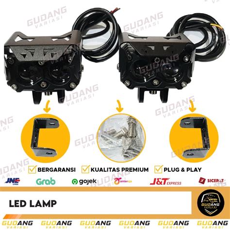 Jual Lampu Mini Projie 2 Lens Indonesia Shopee Indonesia