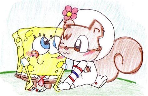 Spongebob And Sandy Chibi Spongebob And Sandy Spongebob Drawings Chibi