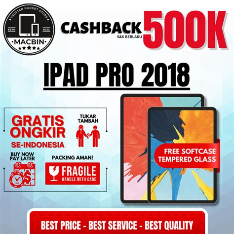Jual Ipad Pro Inch Wifi Cellular Tb Gb Gb Gb Second Shopee Indonesia