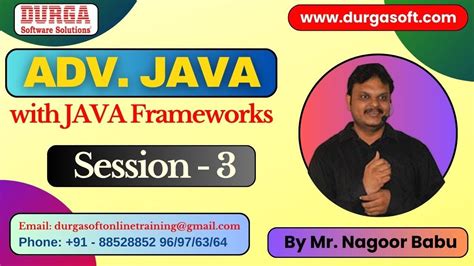 Adv Java Tutorials Session 3 By Mr Nagoor Babu On 16 07 2024