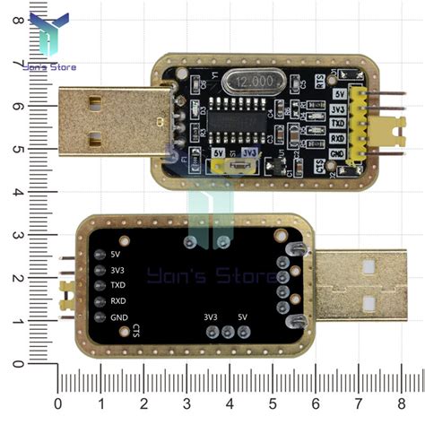 Ch340g 모듈 Usb To Ttl 변환기 어댑터 Uart 보드 직렬 포트 33v 5v Arduino 용 전원 표시 등