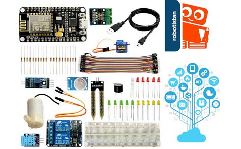 Robotistan Nodemcu Esp8266 Iot Starter Kit Smart