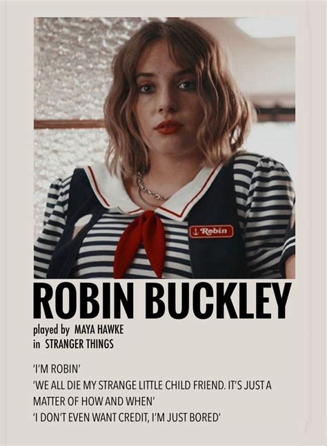 Robin Buckley Poster Classroom Poster Themes