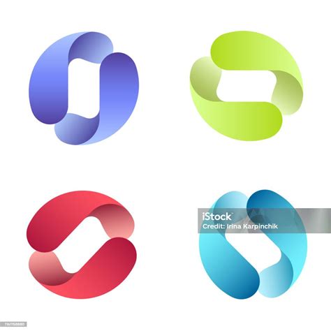 벡터 디자인 템플릿입니다 추상 기호입니다 편지 O 3차원 형태에 대한 스톡 벡터 아트 및 기타 이미지 3차원 형태 개체 그룹 광고 Istock