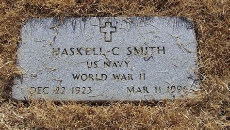 Haskell Charles Smith 1923 1996 Find A Grave Memorial