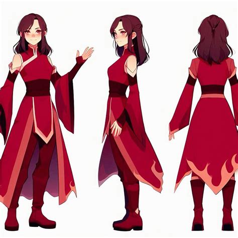 Female Firebender Outfit Avatar The Last Airbender Disney Inspired